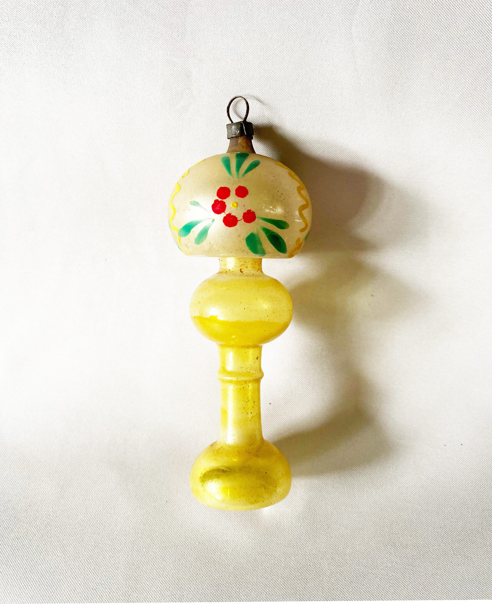 Antique German Glass Ornament Tall Floor Lamp, Vintage Large Figural ...
