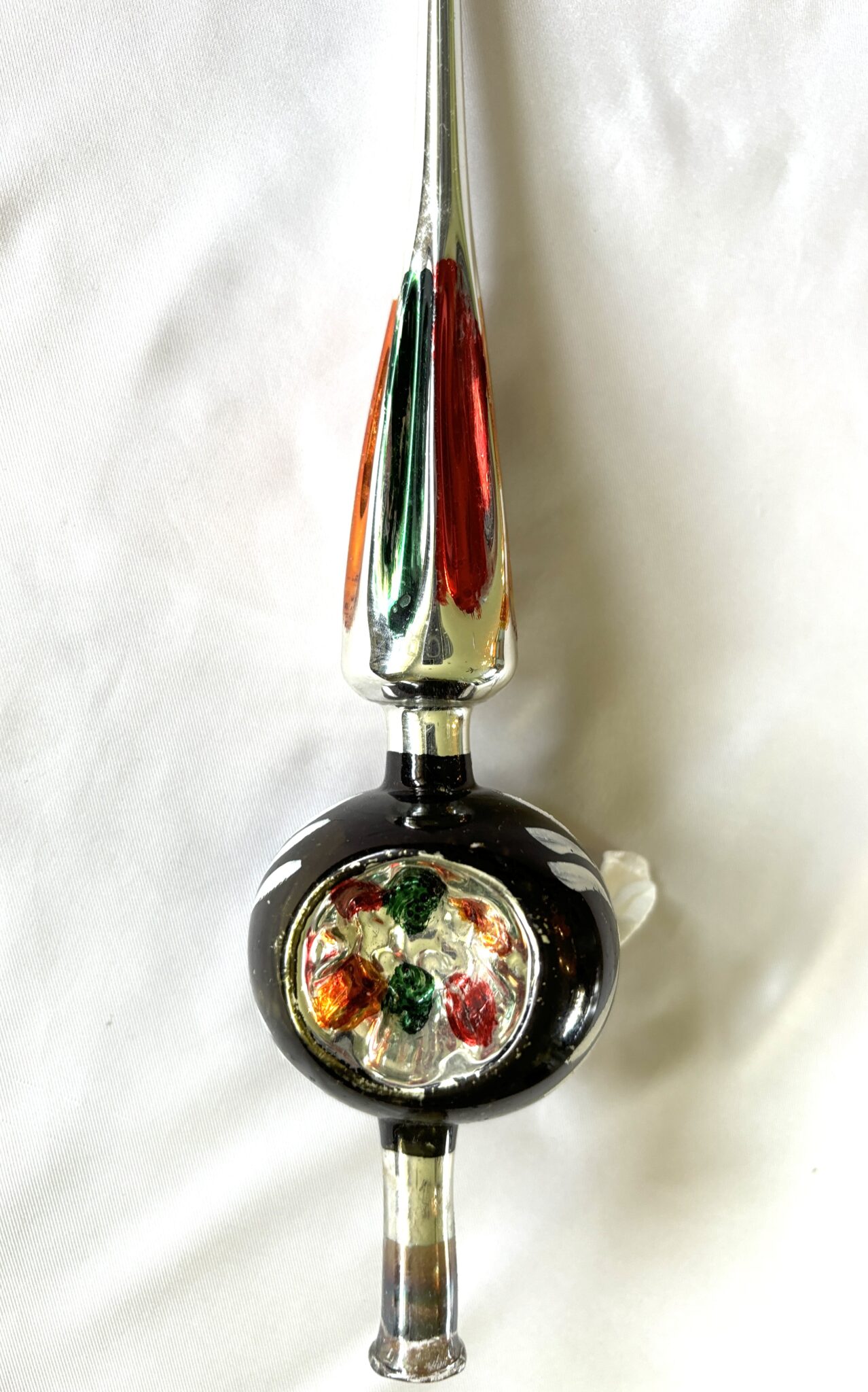 1940s Vintage Glass Tree Topper Double Indent Christmas Tree Top in Box ...